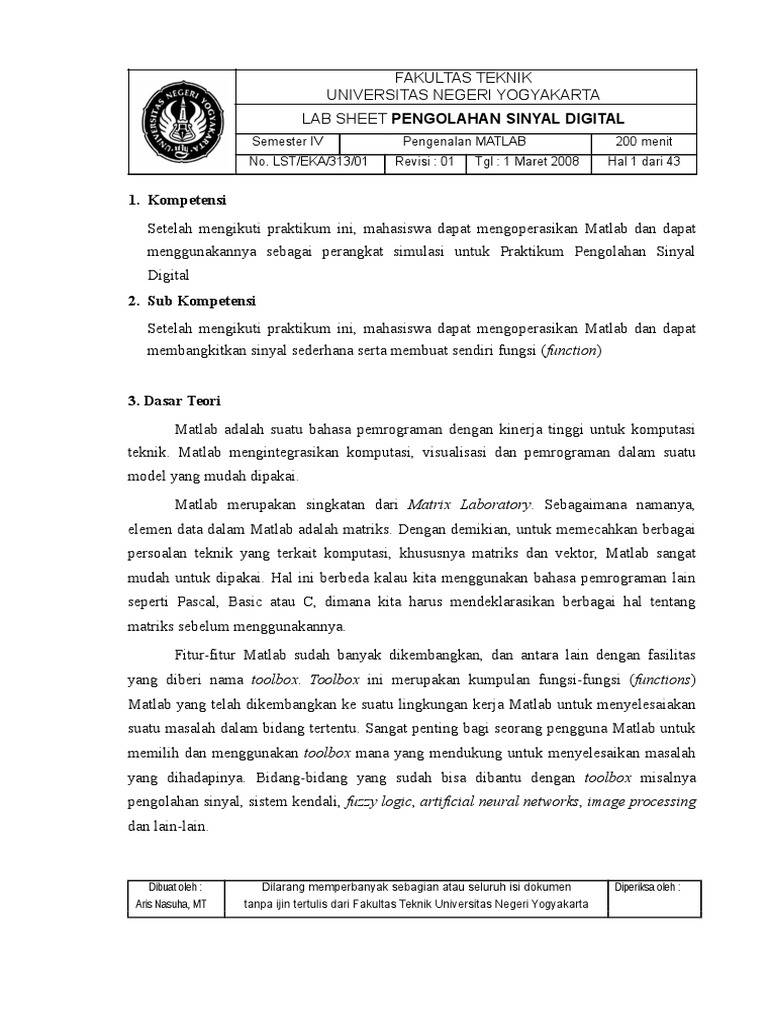 Labsheet Baru Sept2010.Cracked | PDF