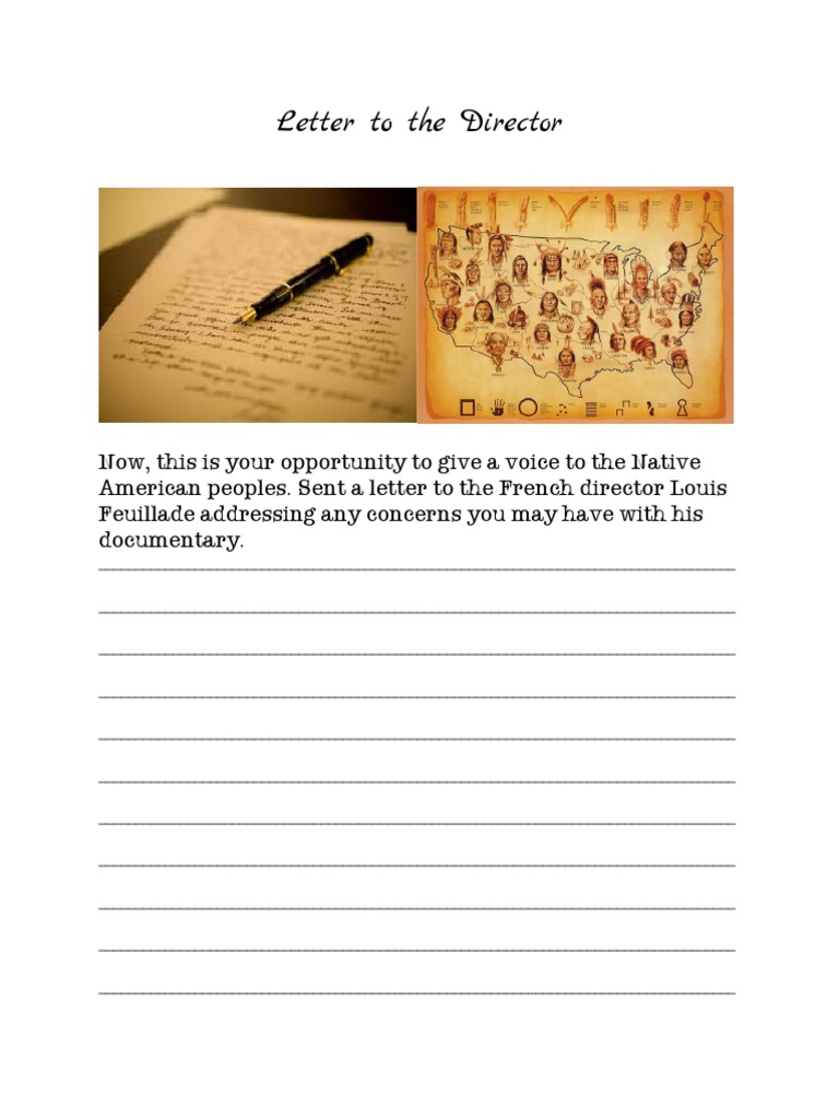 Letter To The Director lp1 | PDF