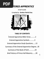 Ritual Entered Apprentice Degree | PDF | Freemasonry | Masonic Lodge