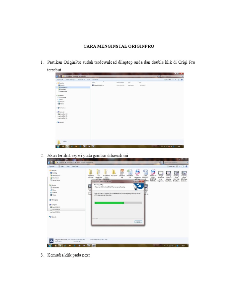 Cara Menginstal Originpro | PDF