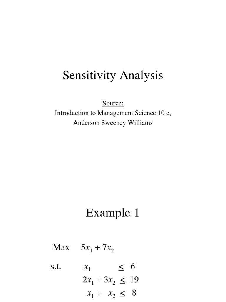 Graphical Sensitivity Analysis PDF | PDF | Mathematical Optimization ...