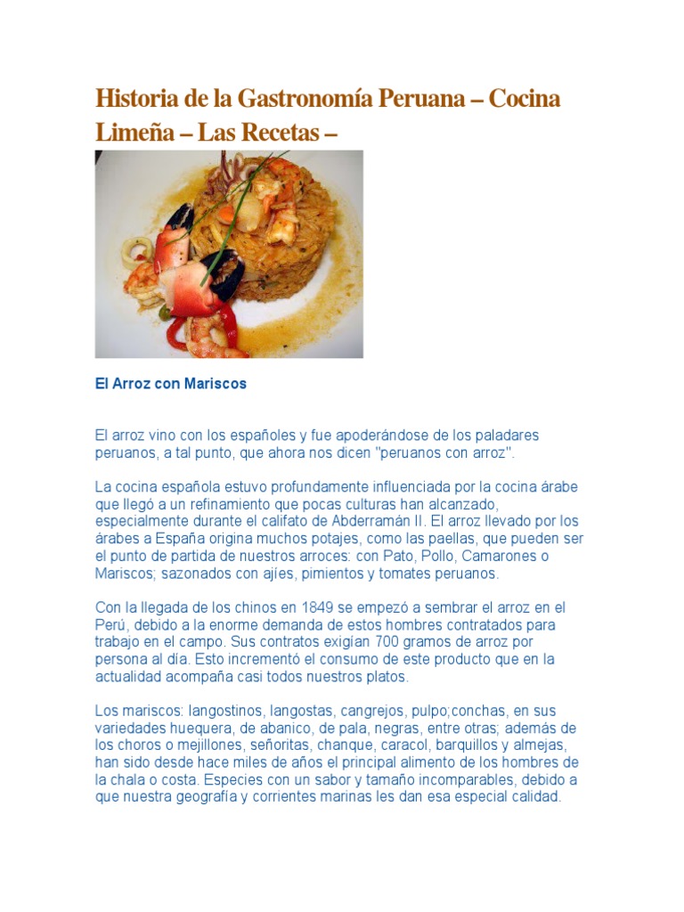 Historia de la Gastronomía Peruana.docx