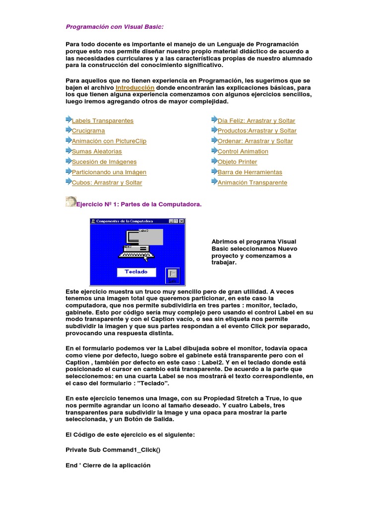 Ejemplos de Codigos Muy Bueno | PDF | Archivo de computadora | Point ...