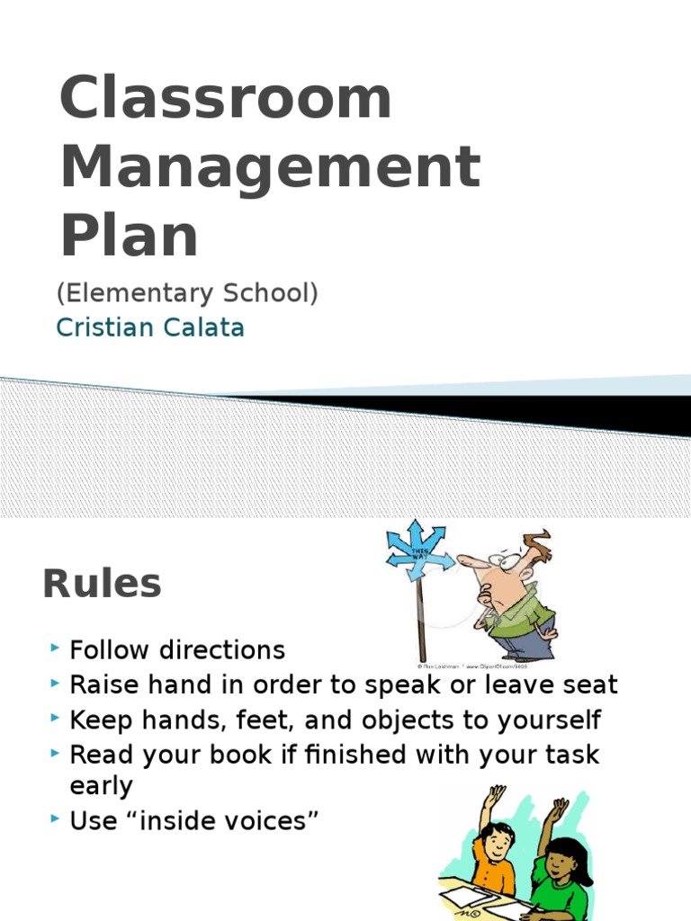 Classroom Management Plan | PDF