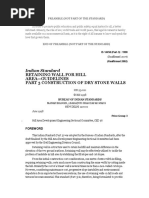 RRM Retaining Wall - Design Report | PDF | Drainage | Masonry