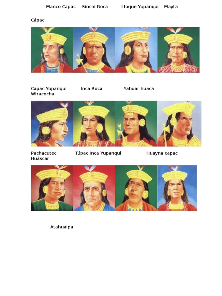 Manco Capac Sinchi Roca Lloque YupanquiMayta Cápac