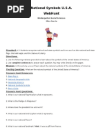 U.S. Symbol Webquest Show | PDF | Rubric (Academic) | Communication