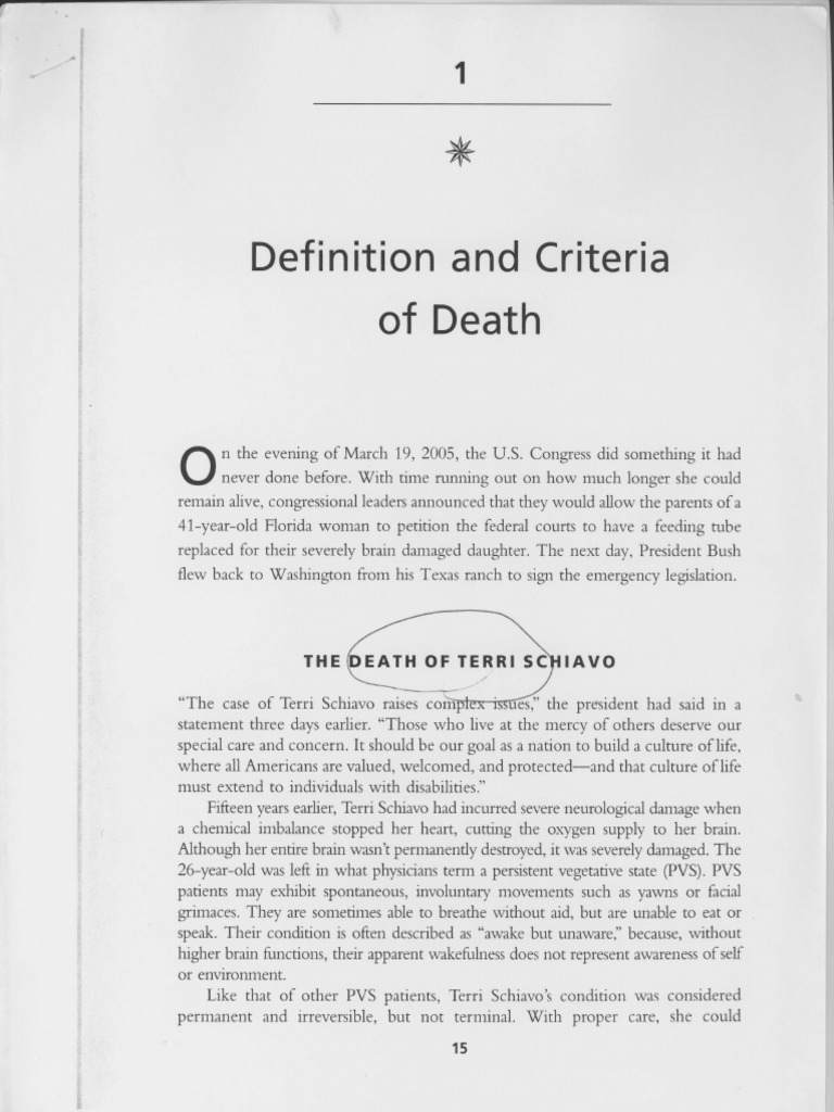 Barry Chap 1 Definition and Criteria of Death | PDF | Organ ...