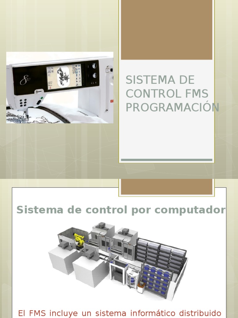 Sistema de Control Fms | PDF | Puesto de trabajo | Simulación