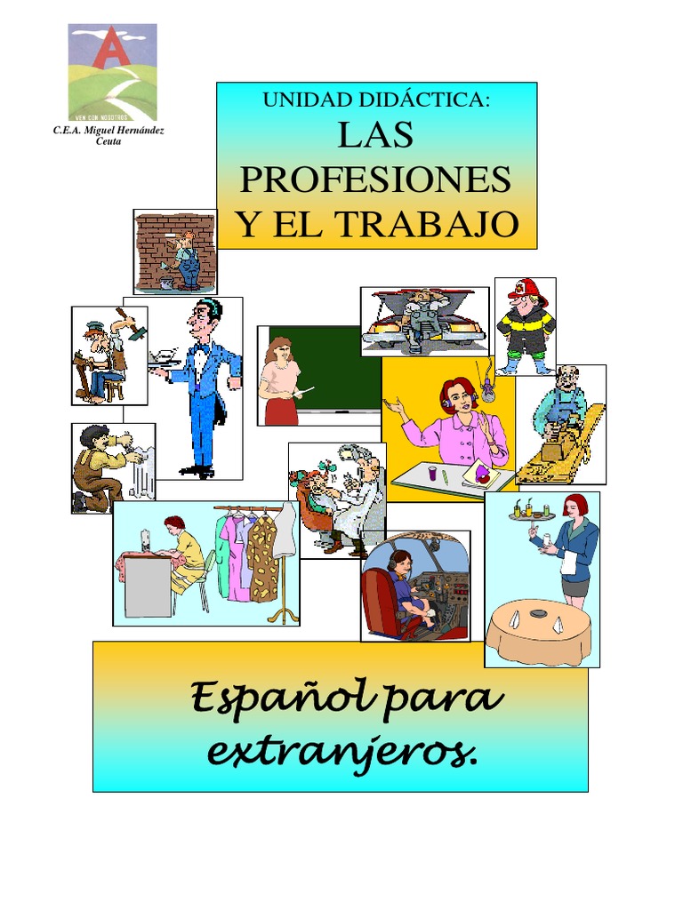 Las Profesiones y El Trabajo | PDF | Lengua española | Verbo