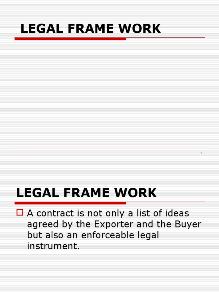CH 4 - Legal Frame Work - CLASS | PDF | Arbitration | Contract Law