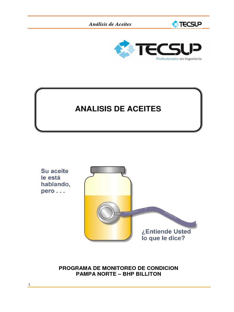 Análisis de Aceite I | PDF | Fricción | Lubricante