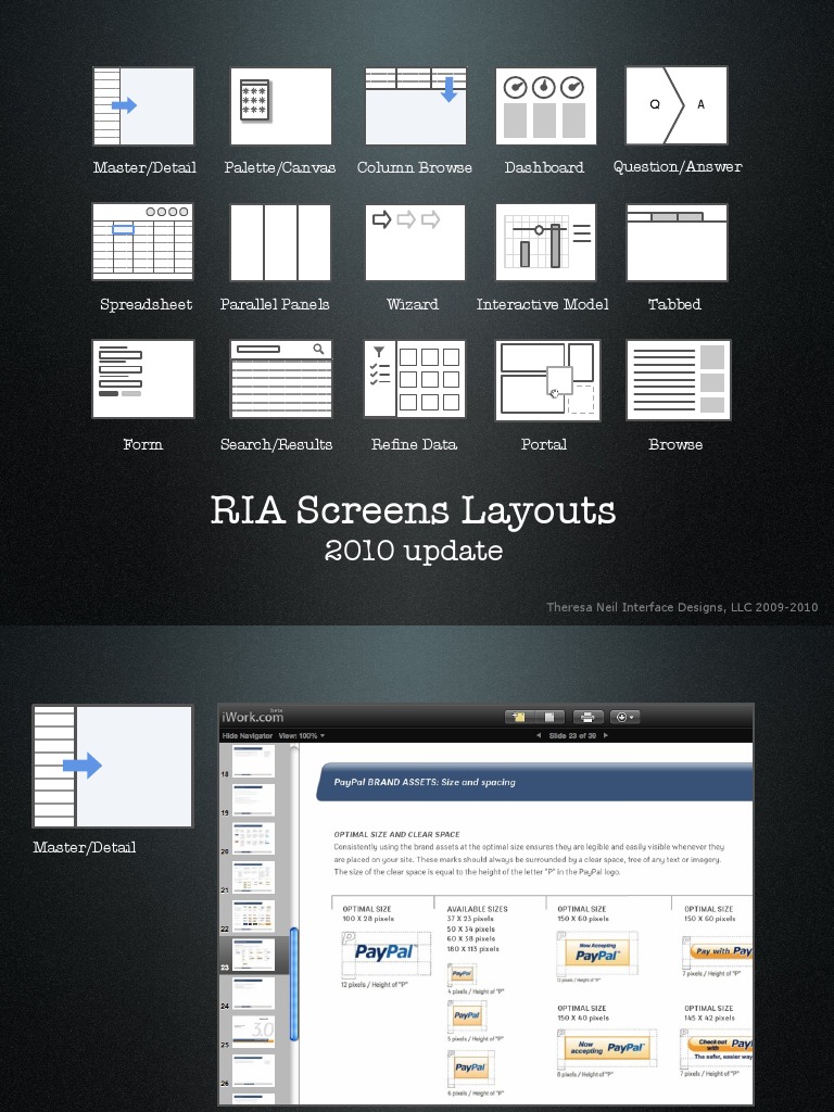 RIA Screens Layouts: 2010 Update | PDF | User Interface | Human ...