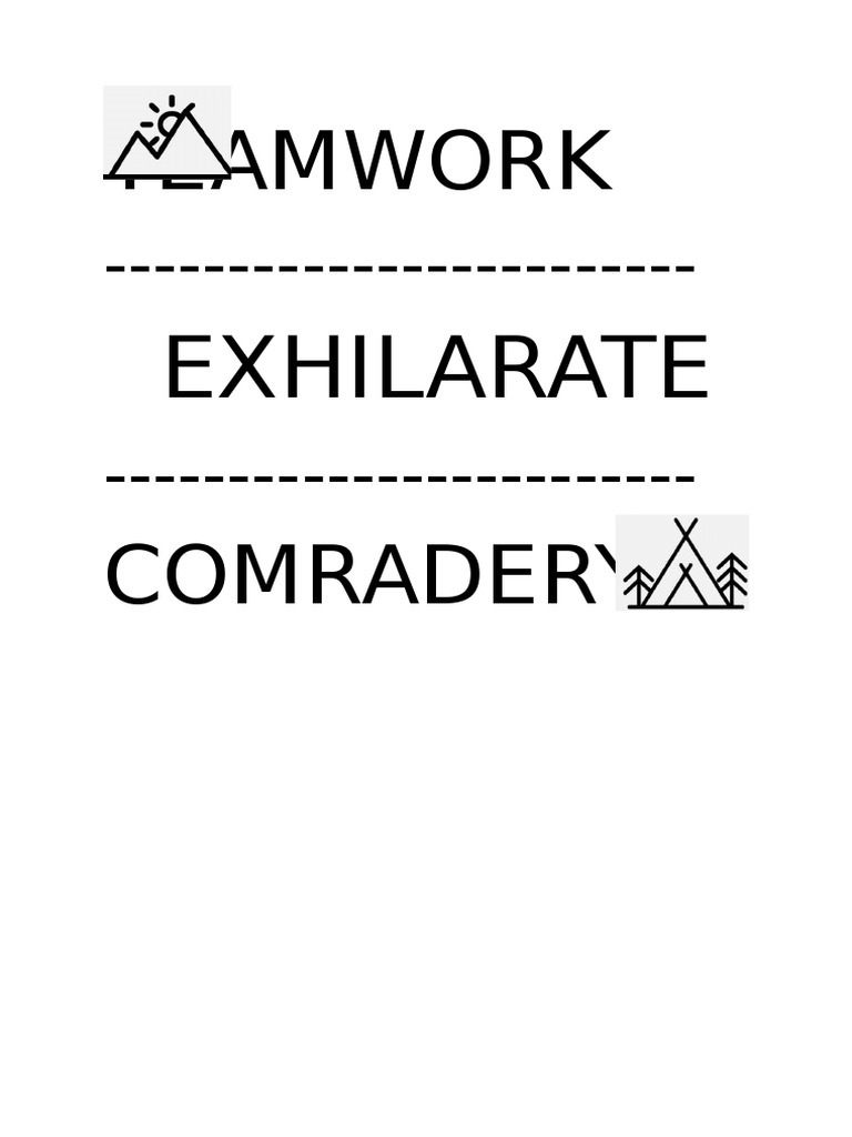 The Power of Teamwork and Camaraderie | PDF | Business | Computers