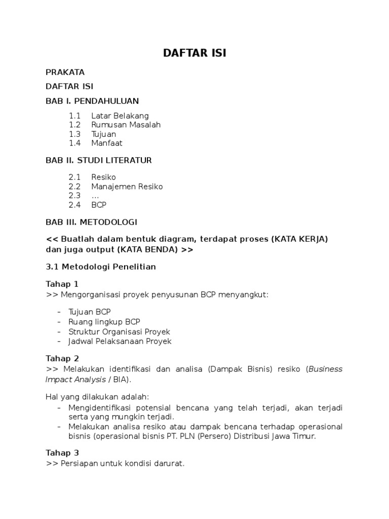 Template BCP v.4 (Final Version) | PDF