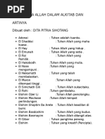 Nama Nama Dewa Dari Seluruh Penjuruh Dunia | PDF