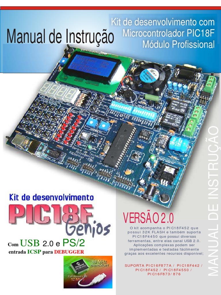 PicsimLab Board4 PDF | PDF | Microcontrolador | USB