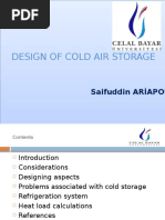 Design of An Ice Plant and Cold Storage Plant | PDF | Refrigeration | Ice