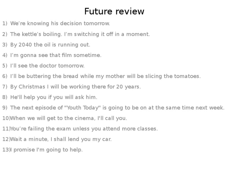 Future Review | PDF