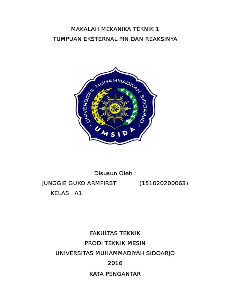 Tumpuan Eksternal Pin Dan Reaksinya | PDF | Metode & Bahan Ajar | Sains ...