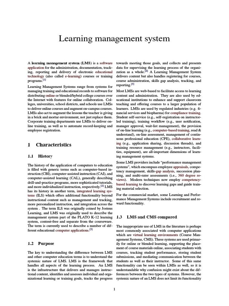 Learning Management System | PDF | Educational Psychology | Sharing