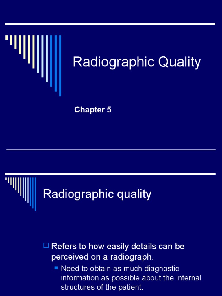 Understanding Radiographic Quality Factors | PDF | X Ray | Radiography