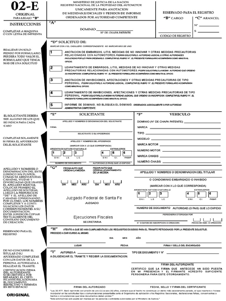 00 Formulario 02 E | PDF | Poder judicial (sistema de justicia)