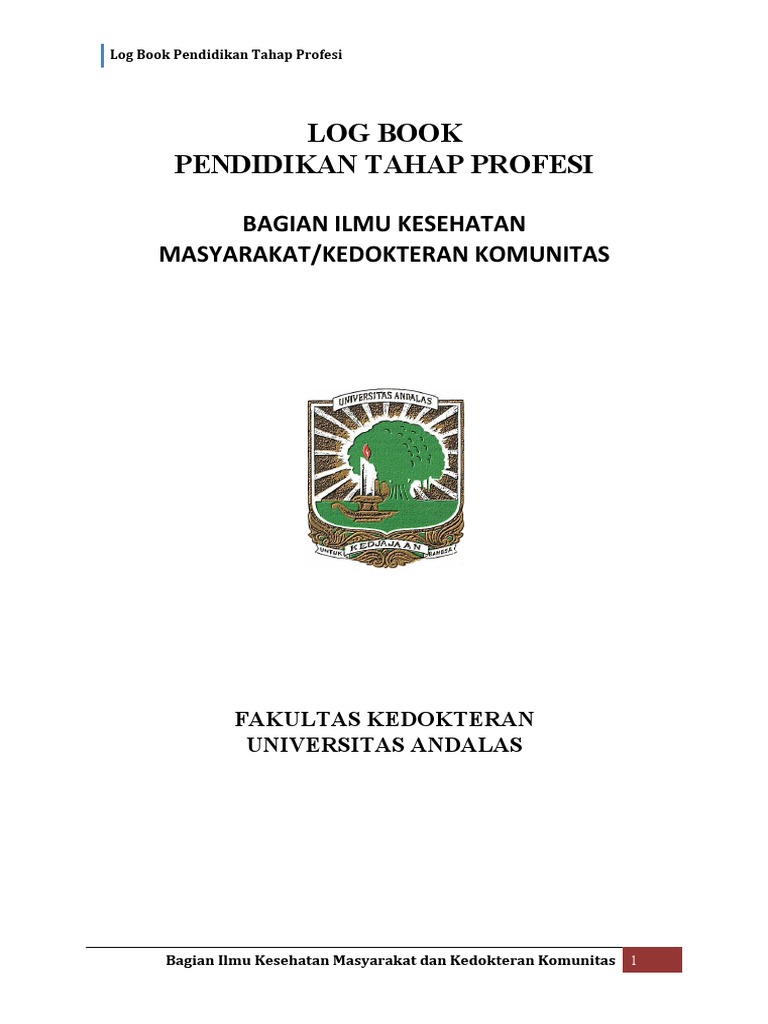 Log Book IKM | PDF | Kesehatan Holistik