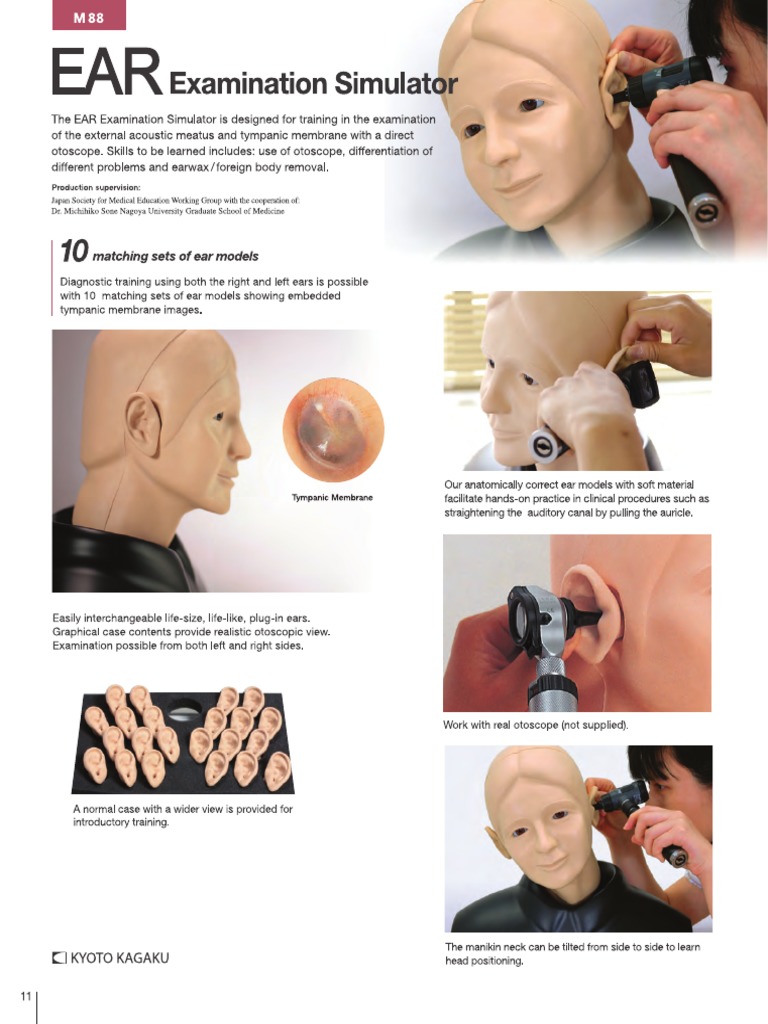 Kyoto Kagaku - Ear Examination Simulator | PDF