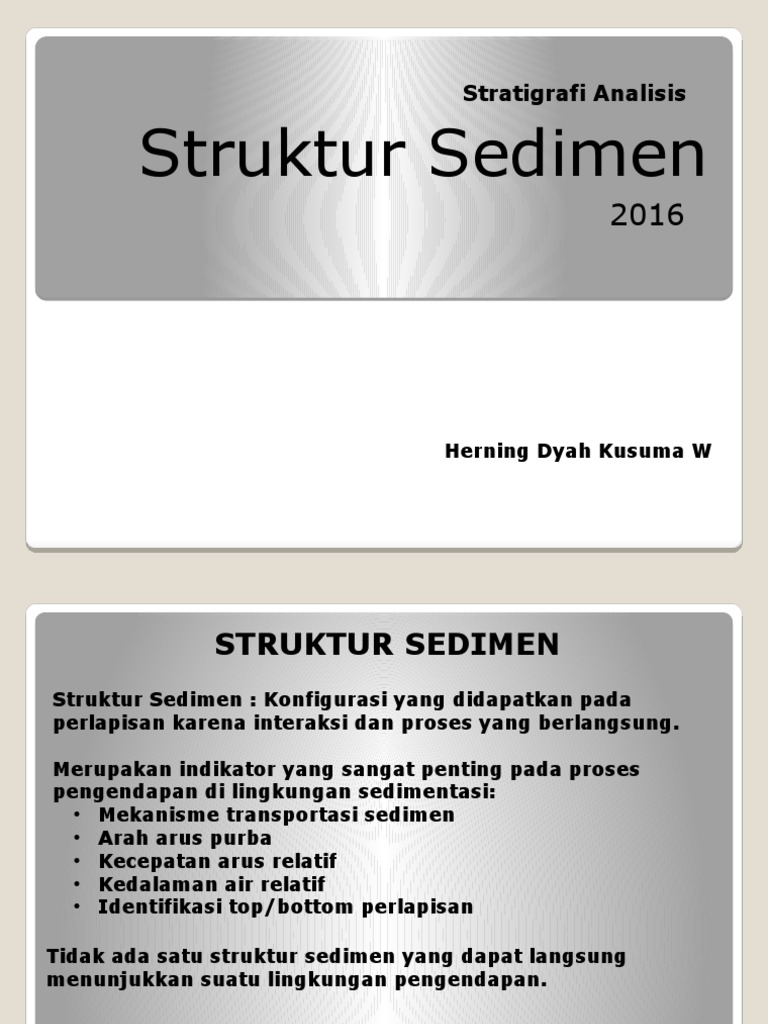 Struktur Sedimen | PDF