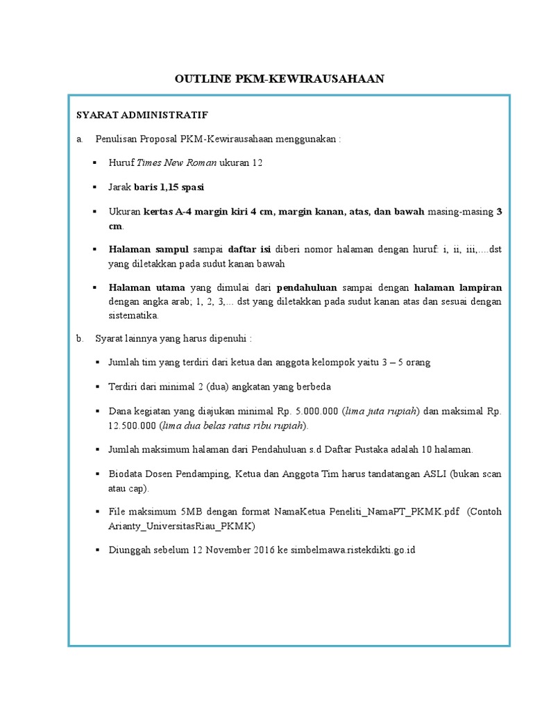 Outline PKM K | PDF