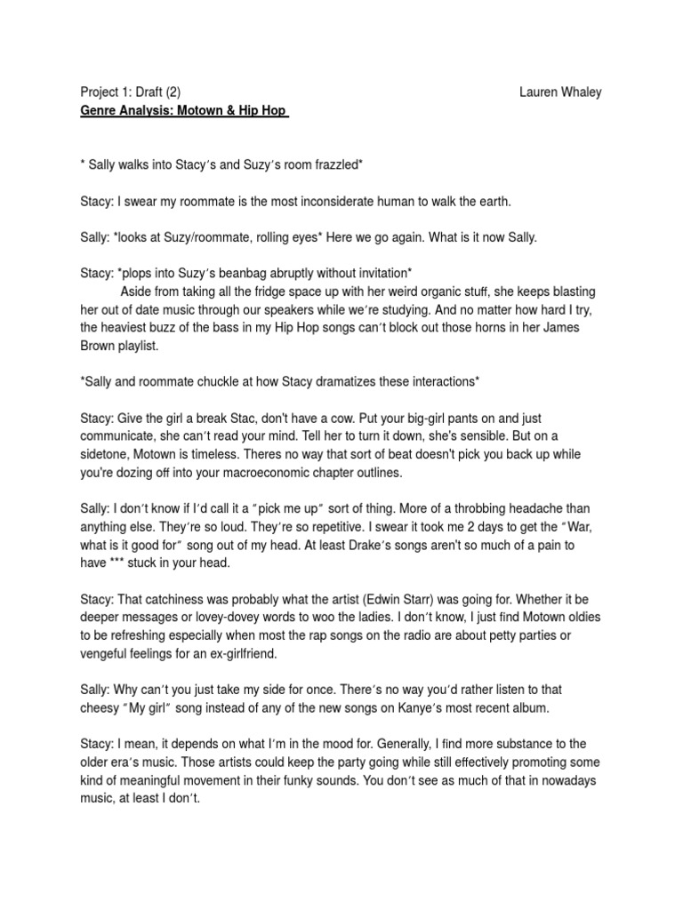Project 1 - Draft | PDF | Beyoncé | Hip Hop Music