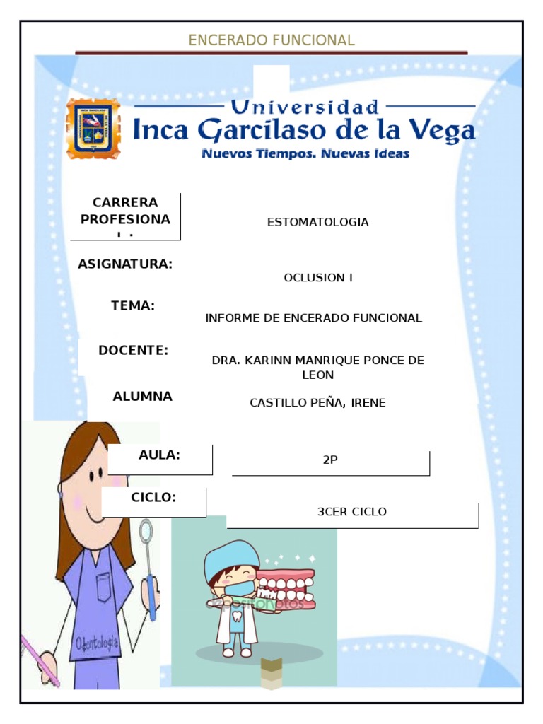 Tecnica de Encerado Funcional en Odontologia | PDF