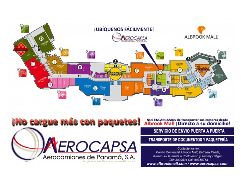 Mapa Albrook Mall Aerocapsa | PDF