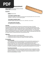 Measure It Up!: Performance Task Grade 7 - Mathematics Quarter 2 | PDF ...