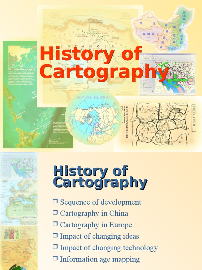 Evolution of Cartography History | PDF | Cartography | Map