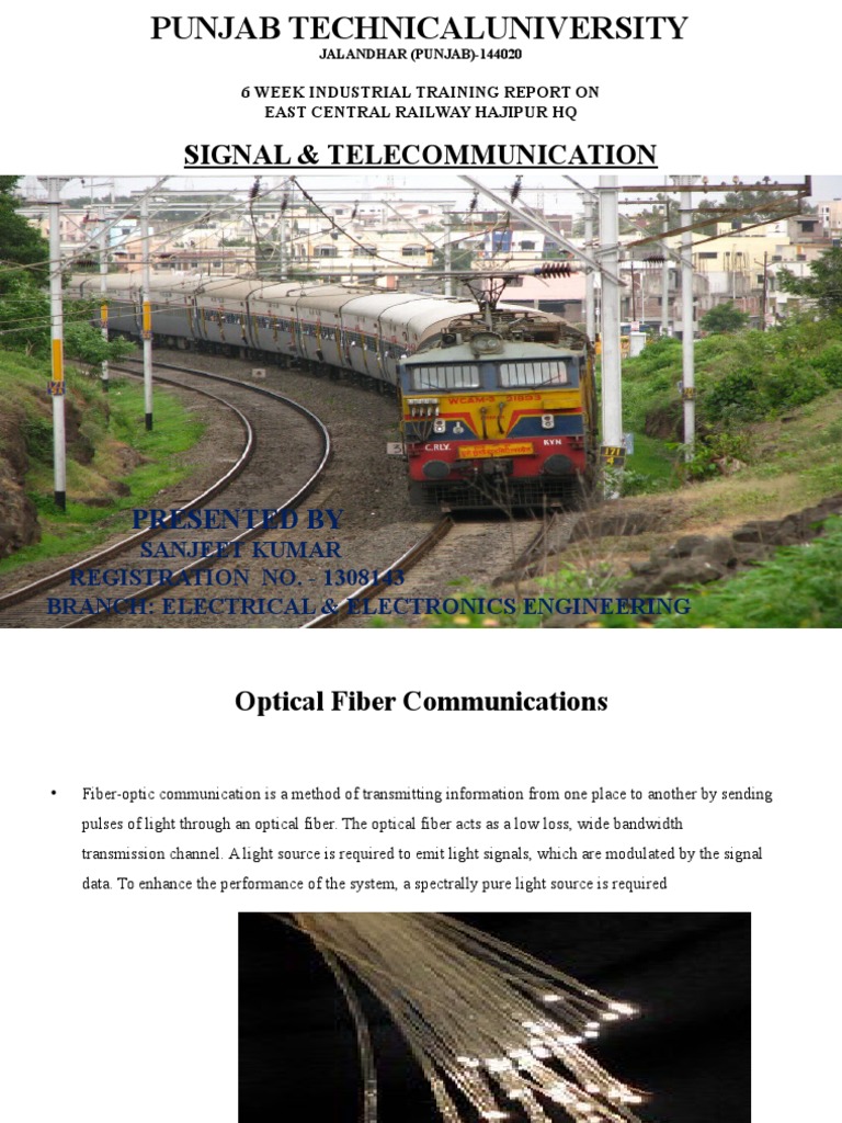 Signal & Telicommunication | PDF | Fiber Optic Communication | Computer ...
