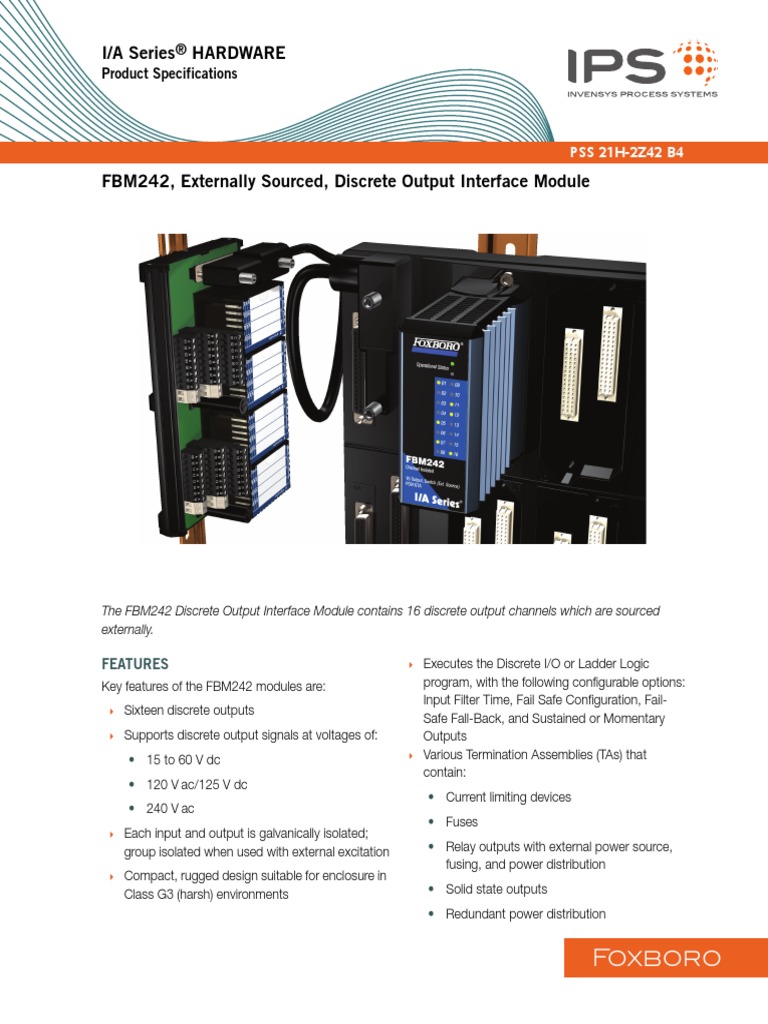 Foxboro FM242 | Relay | Switch