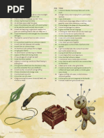 D&D 5E Trinket List and Tables | PDF