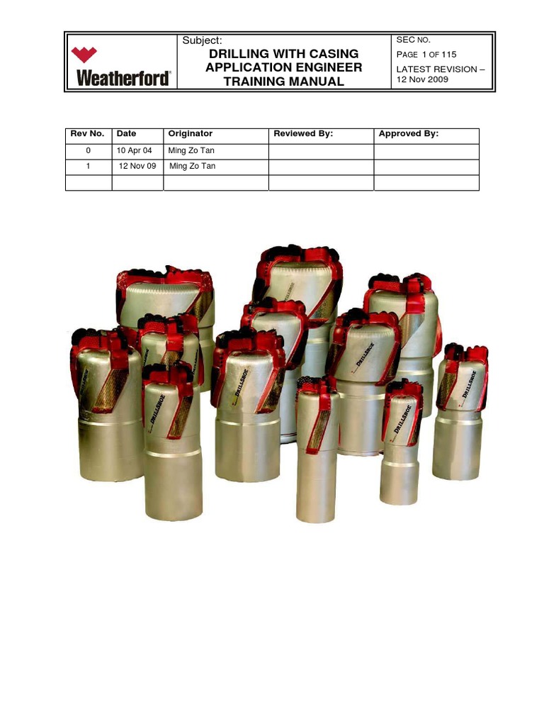 DWC Application Engineering Training Rev.1 | PDF | Casing (Borehole ...
