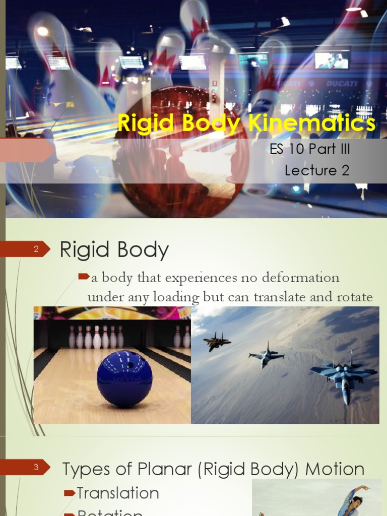 Lec 2 - Rigid Body Kinematics | PDF