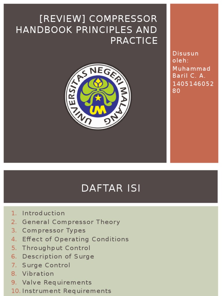 Review) Compressor Handbook Principles and Practice | PDF | Laboratory Equipment | Turbomachinery