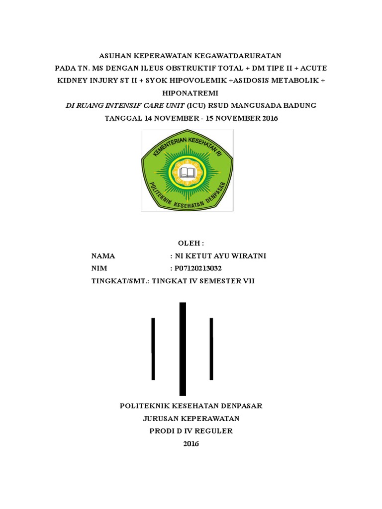 Askep Aki Icu Badung | PDF