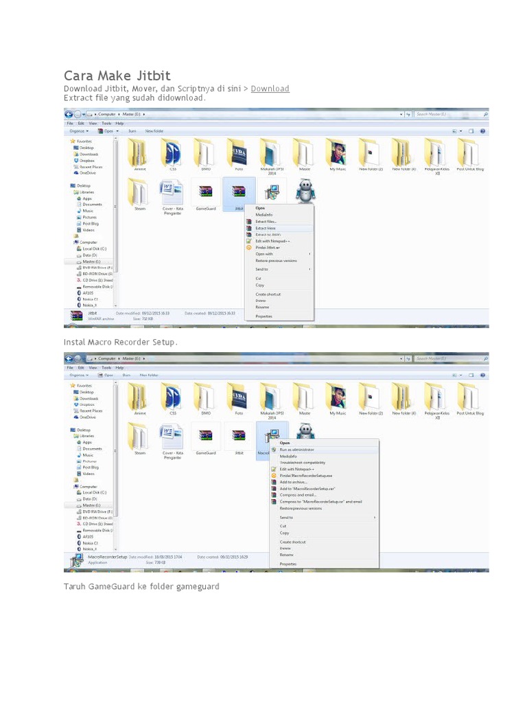 Cara Make Jitbit | PDF