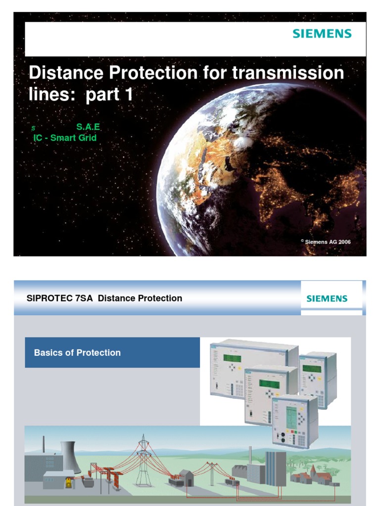 Transmission Line Distance Protection | PDF | Relay | Electrical Impedance