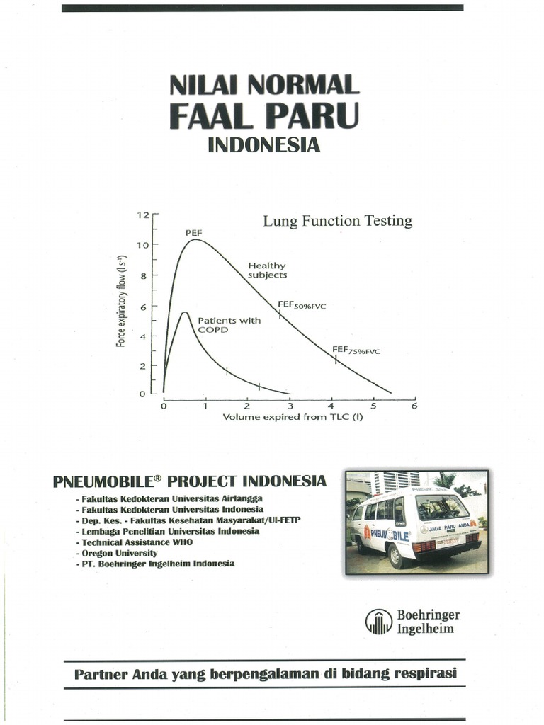Nilai Normal Faal Paru Indonesia PDF | PDF
