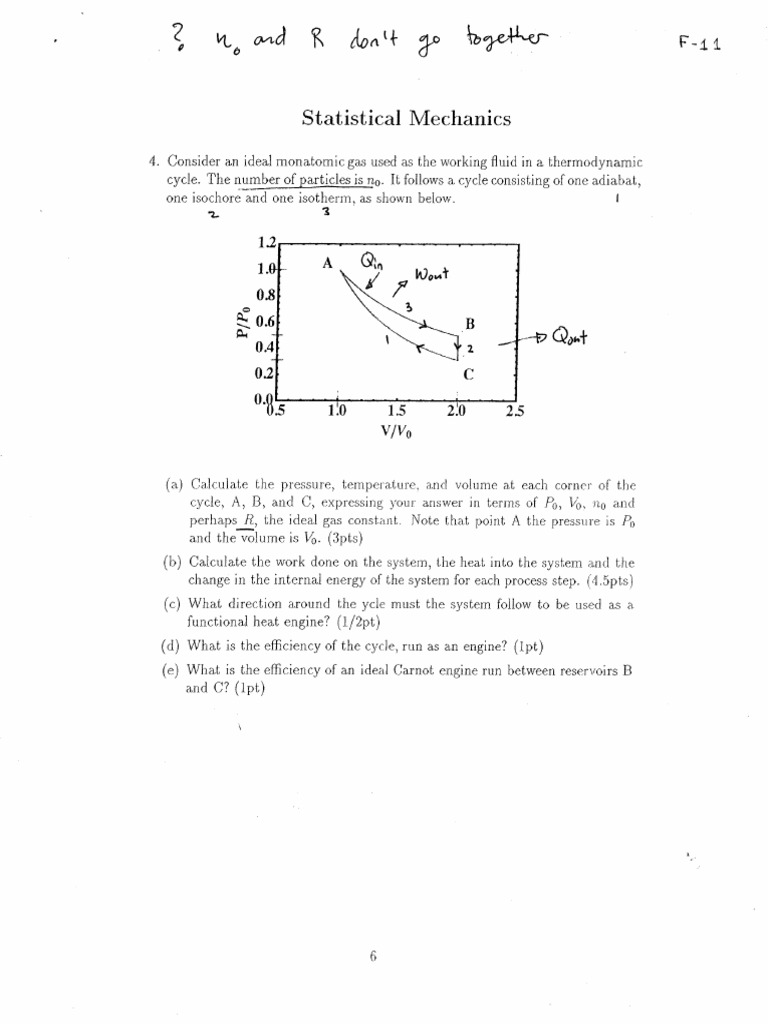 Stat Mech Qual Solutions
