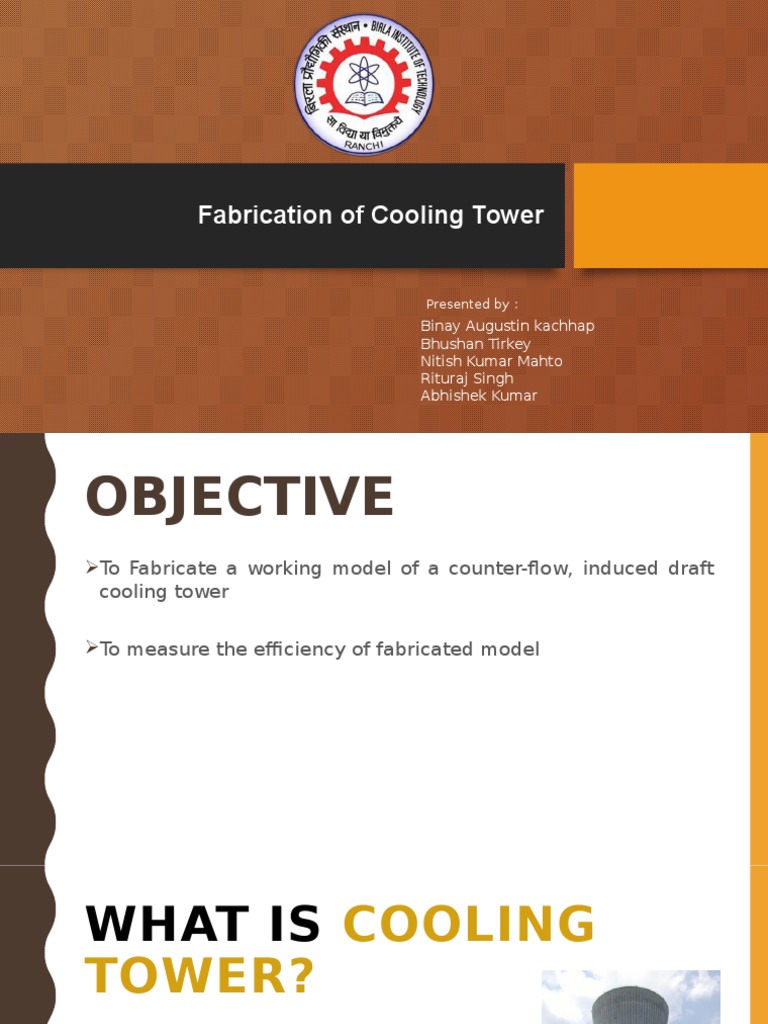 Cooling Tower Fabrication Project | PDF