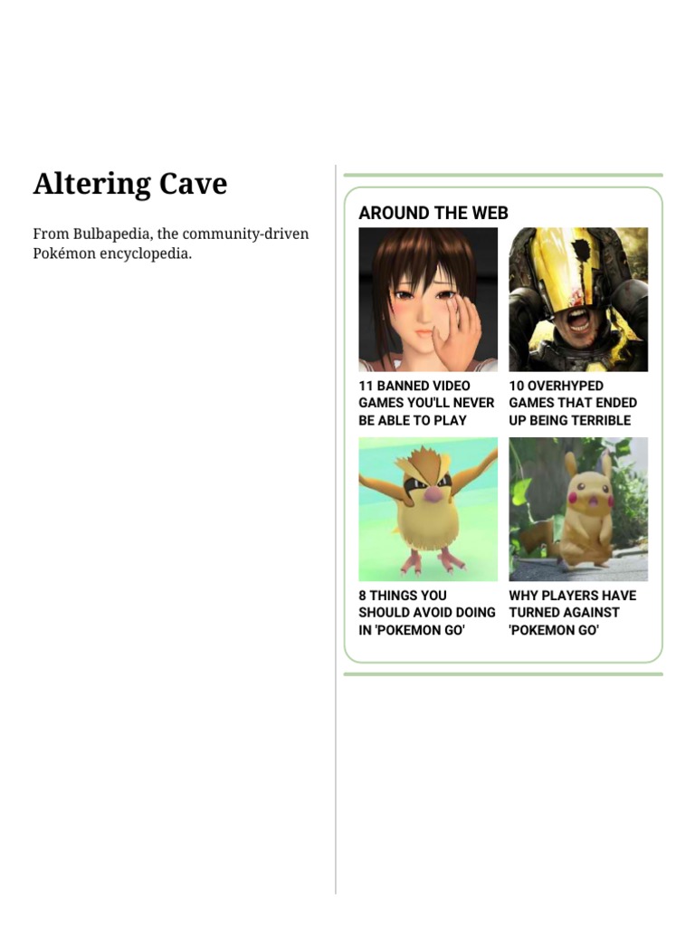 Altering Cave - Bulbapedia, The Community-Driven Pokémon Encyclopedia ...