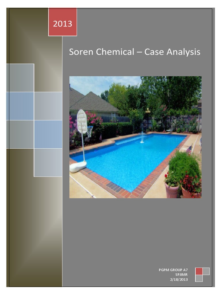 Marketing Soren Chemical Case Study | Download Free PDF | Gross Margin | Retail